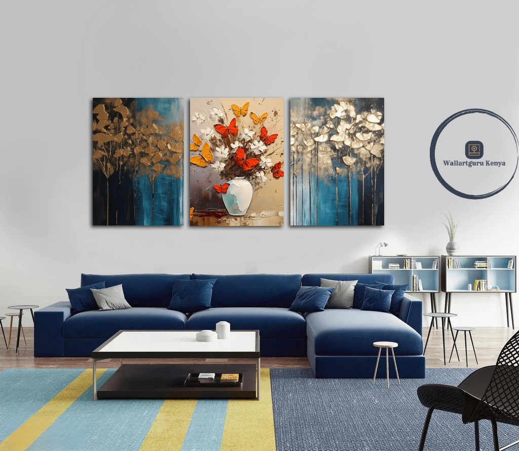 Abstract Set 93 Canvas Art - Wallart Guru