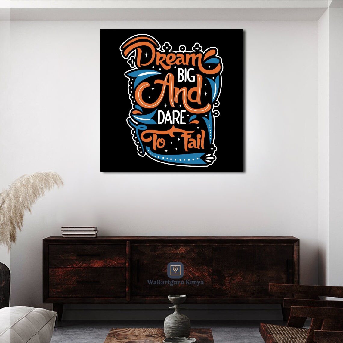 Dream Big Quote Canvas Art - Wallart Guru